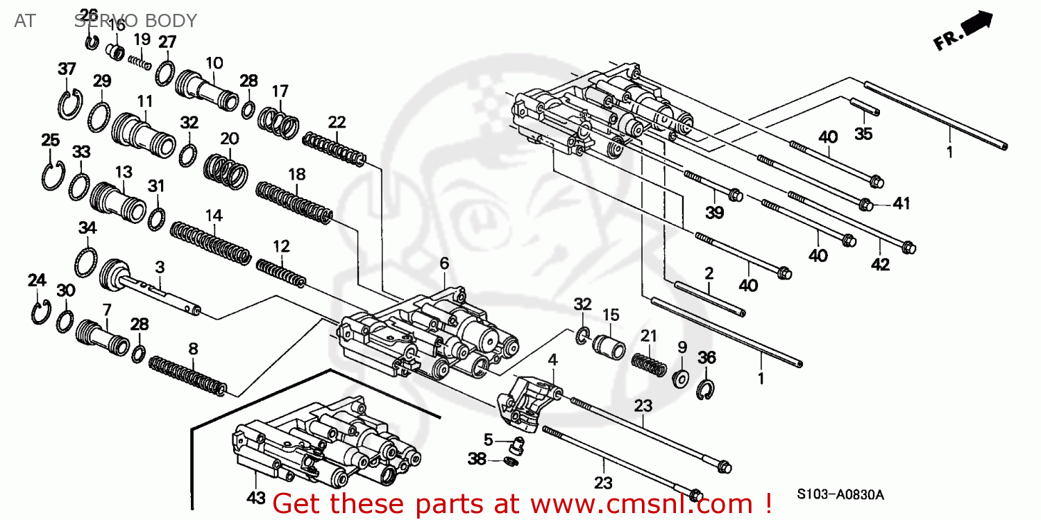 Honda CR-V 2001 (1) 5DR EX (KA) AT SERVO BODY - buy AT SERVO BODY ...