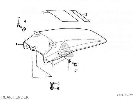 Honda CR80R 1989 (K) AUSTRALIA parts lists and schematics