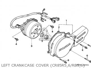 Honda CR85R 2005 (5) AUSTRALIA parts lists and schematics