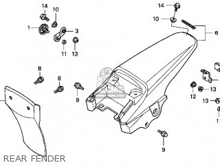 Honda CRF100F 2004 (4) USA parts lists and schematics