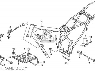 Honda CRF100F 2005 (5) EUROPEAN DIRECT SALES / CMF parts lists and ...