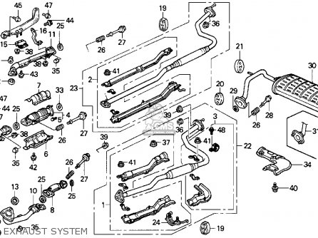 Honda CRX 1989 (K) 2DR SI (KA,KL) parts lists and schematics