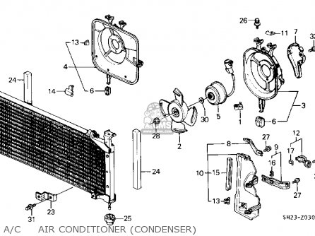 Honda CRX 1990 (L) 2DR SI (KA,KL) parts lists and schematics