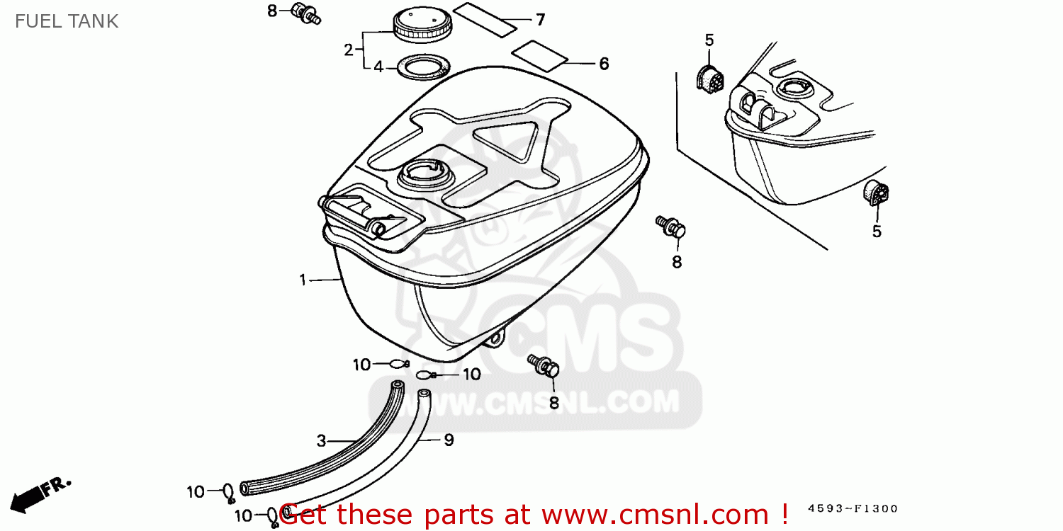Honda CT110 1980 (A) GENERAL EXPORT / KPH MK parts lists and schematics