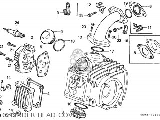 Honda CT110 1980 (A) GENERAL EXPORT / KPH MKH parts lists and schematics