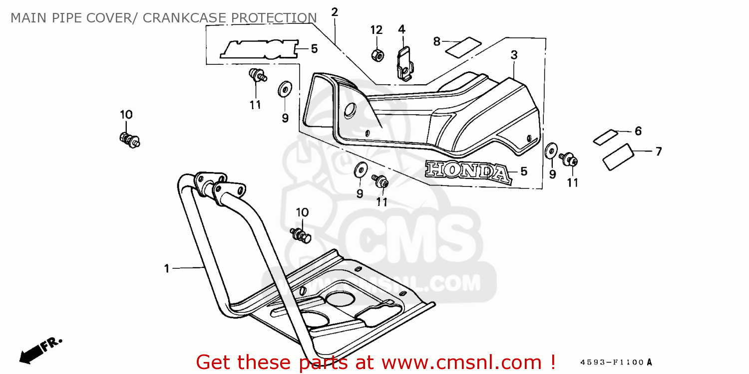 Honda CT110 1989 (K) AUSTRALIA POSTAL MINISTRY / KPH parts lists and ...