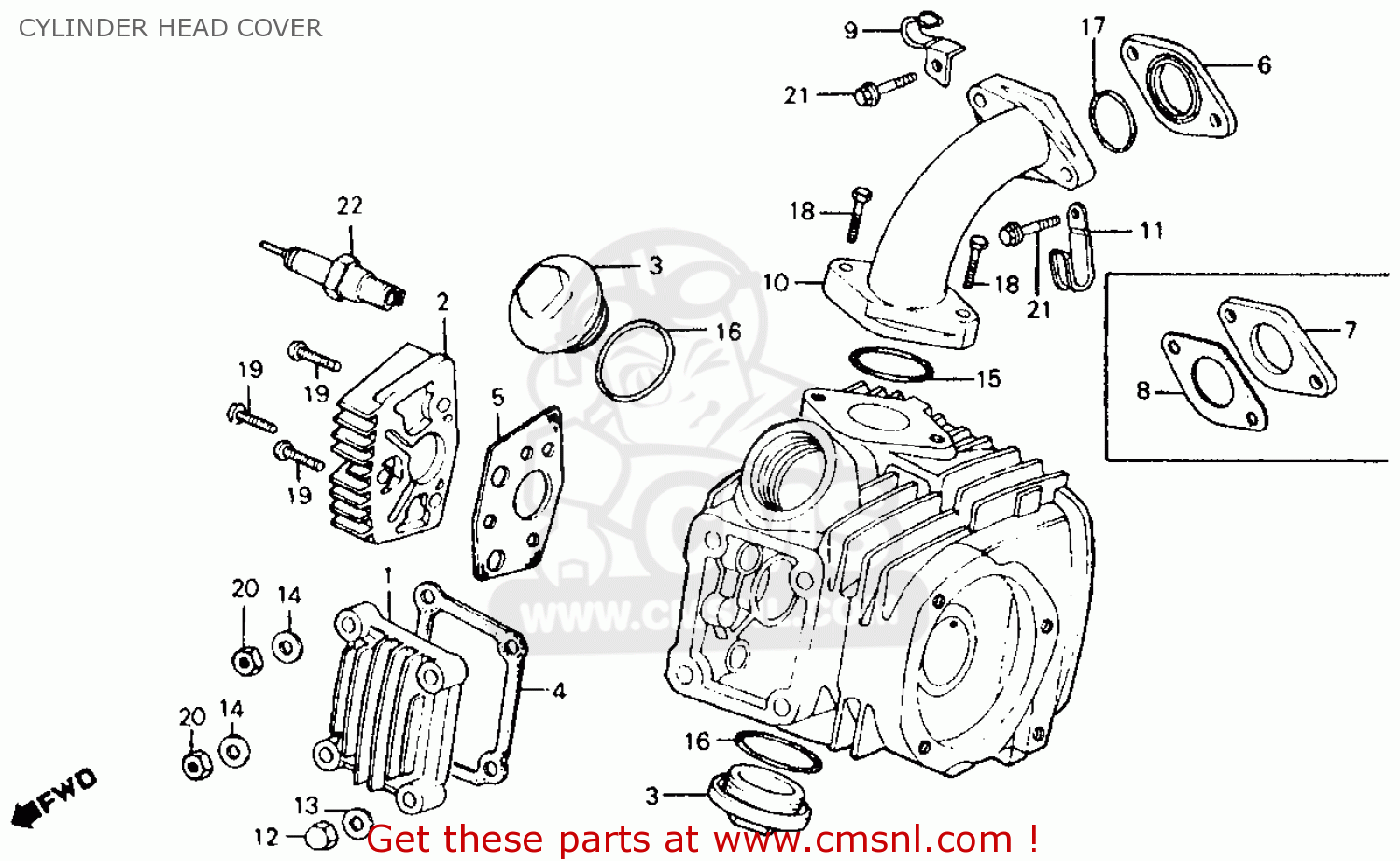 Honda CT110 TRAIL 1984 (E) USA parts lists and schematics