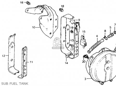 Honda CT110 TRAIL 1986 (G) USA CALIFORNIA parts lists and schematics
