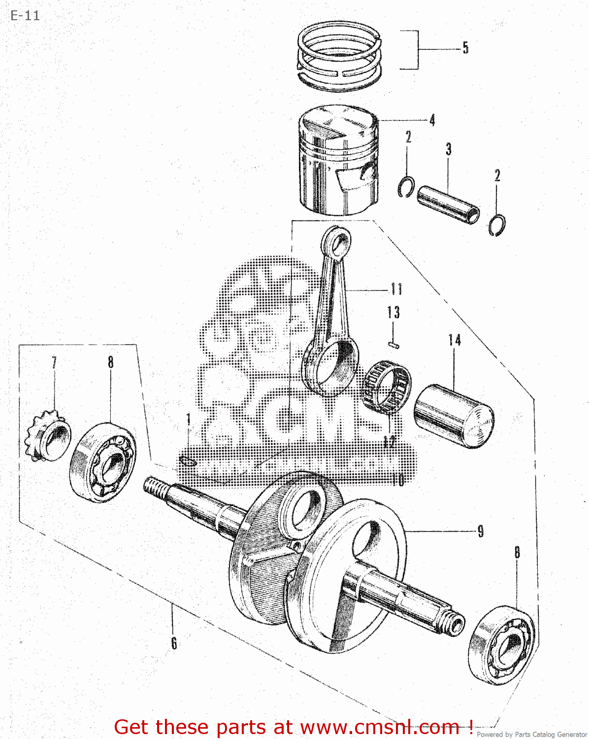 Honda CT50 parts lists and schematics