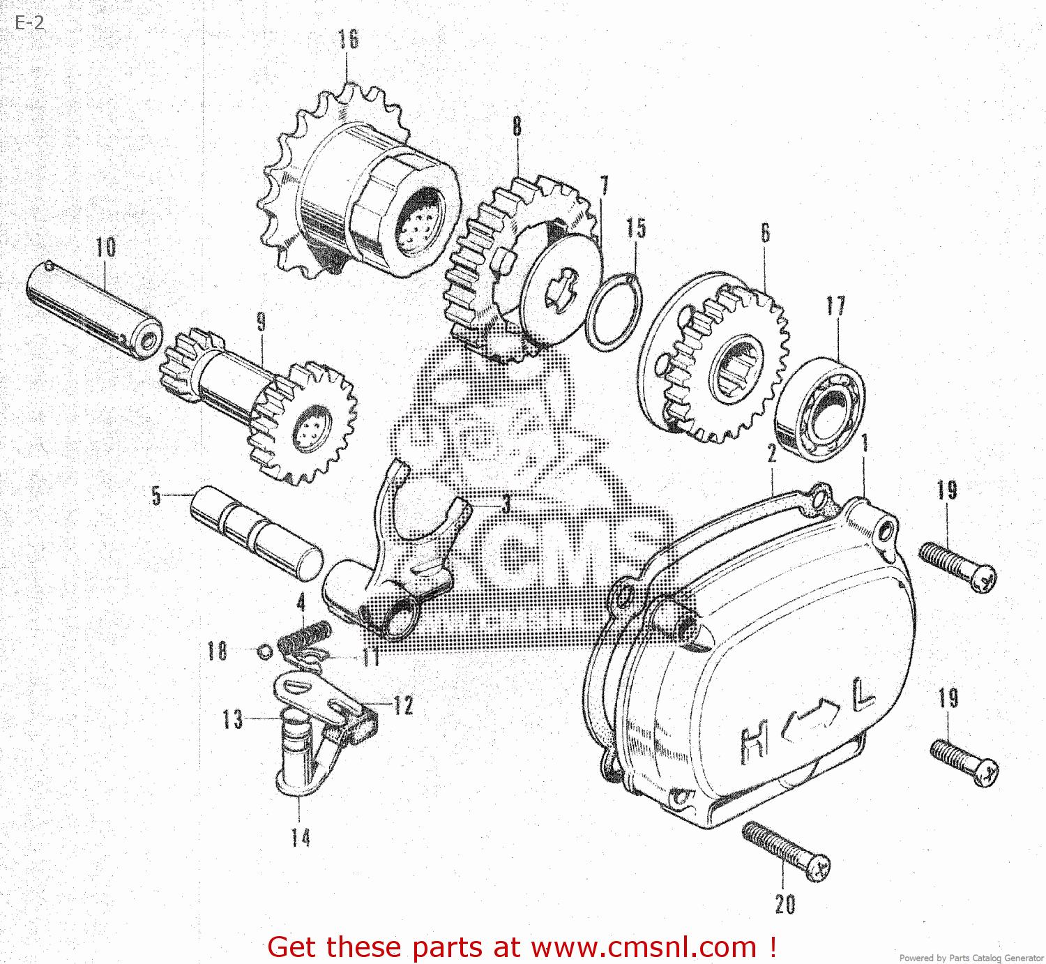 Honda CT50 parts lists and schematics