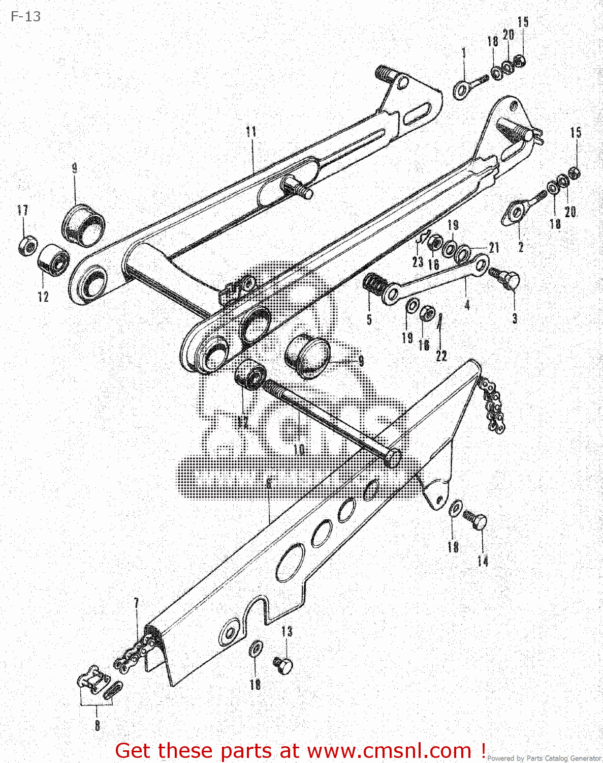 Honda CT50 parts lists and schematics