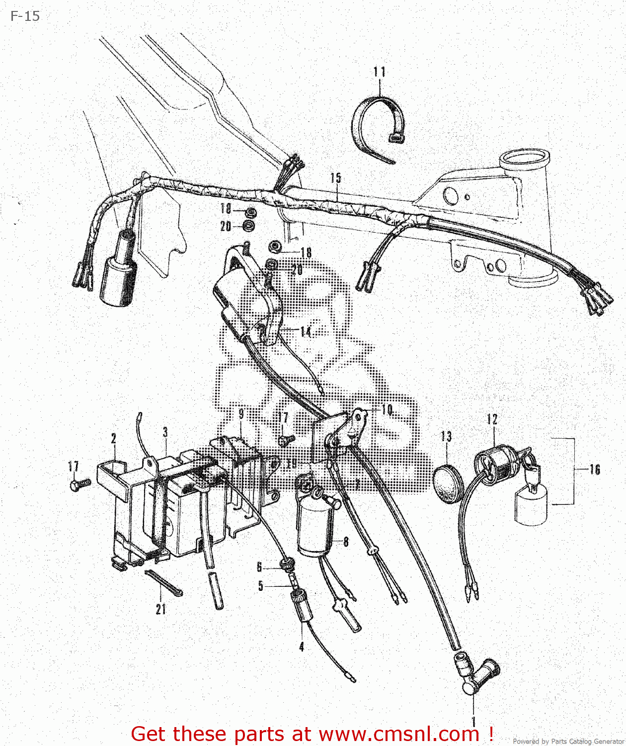 Honda CT50 parts lists and schematics