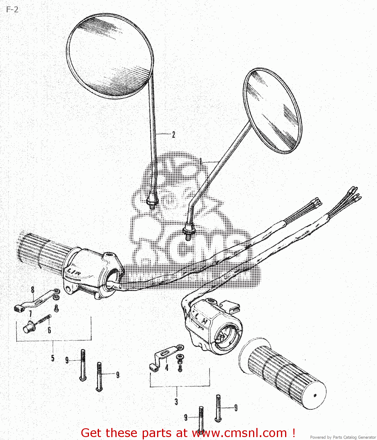 Honda CT50 parts lists and schematics
