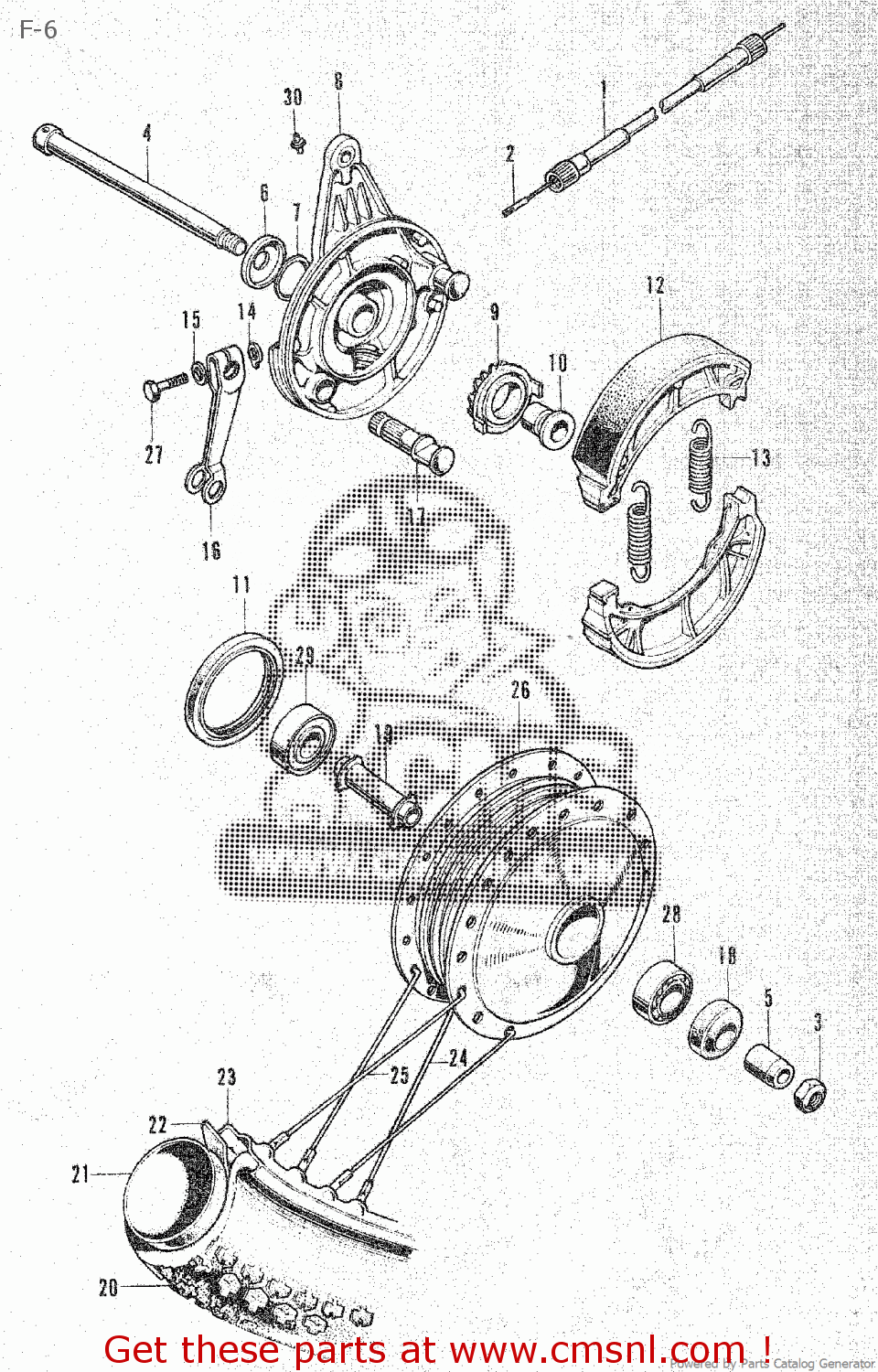 Honda CT50 parts lists and schematics