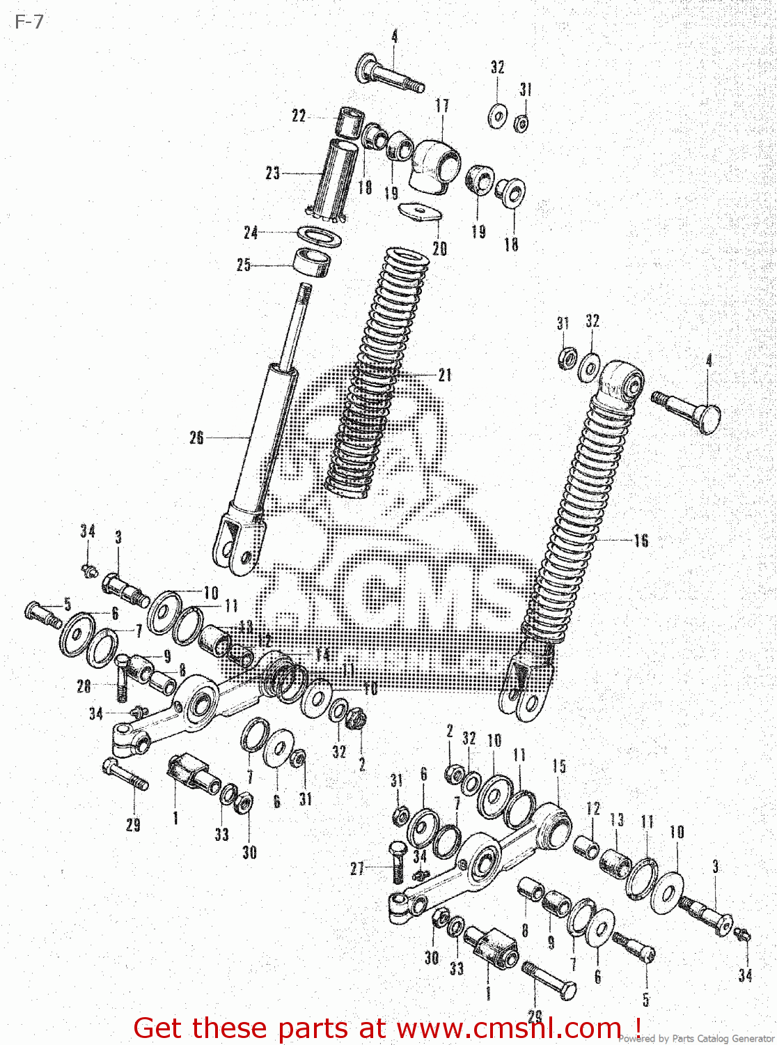 Honda CT50 parts lists and schematics