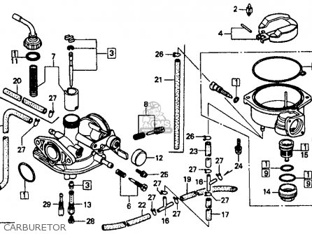 Honda CT70 1993 (P) USA parts lists and schematics