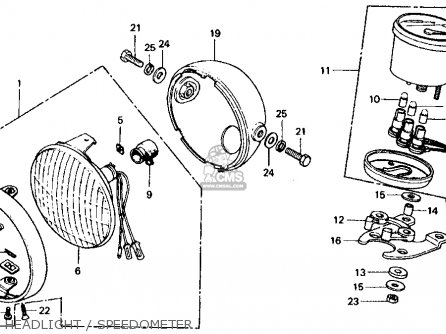 Honda CT70 TRAIL 70 1978 USA parts lists and schematics