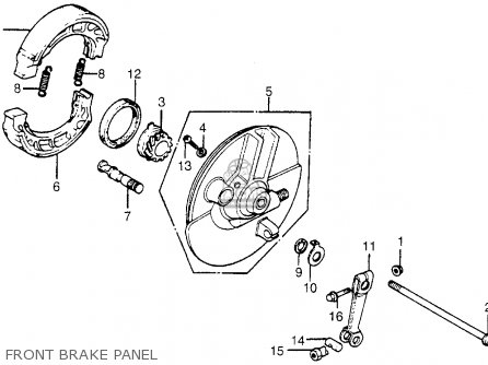 Honda CT70 TRAIL 70 1980 (A) USA parts lists and schematics