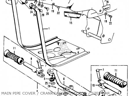 Honda CT90 TRAIL 1970 K2 USA parts lists and schematics
