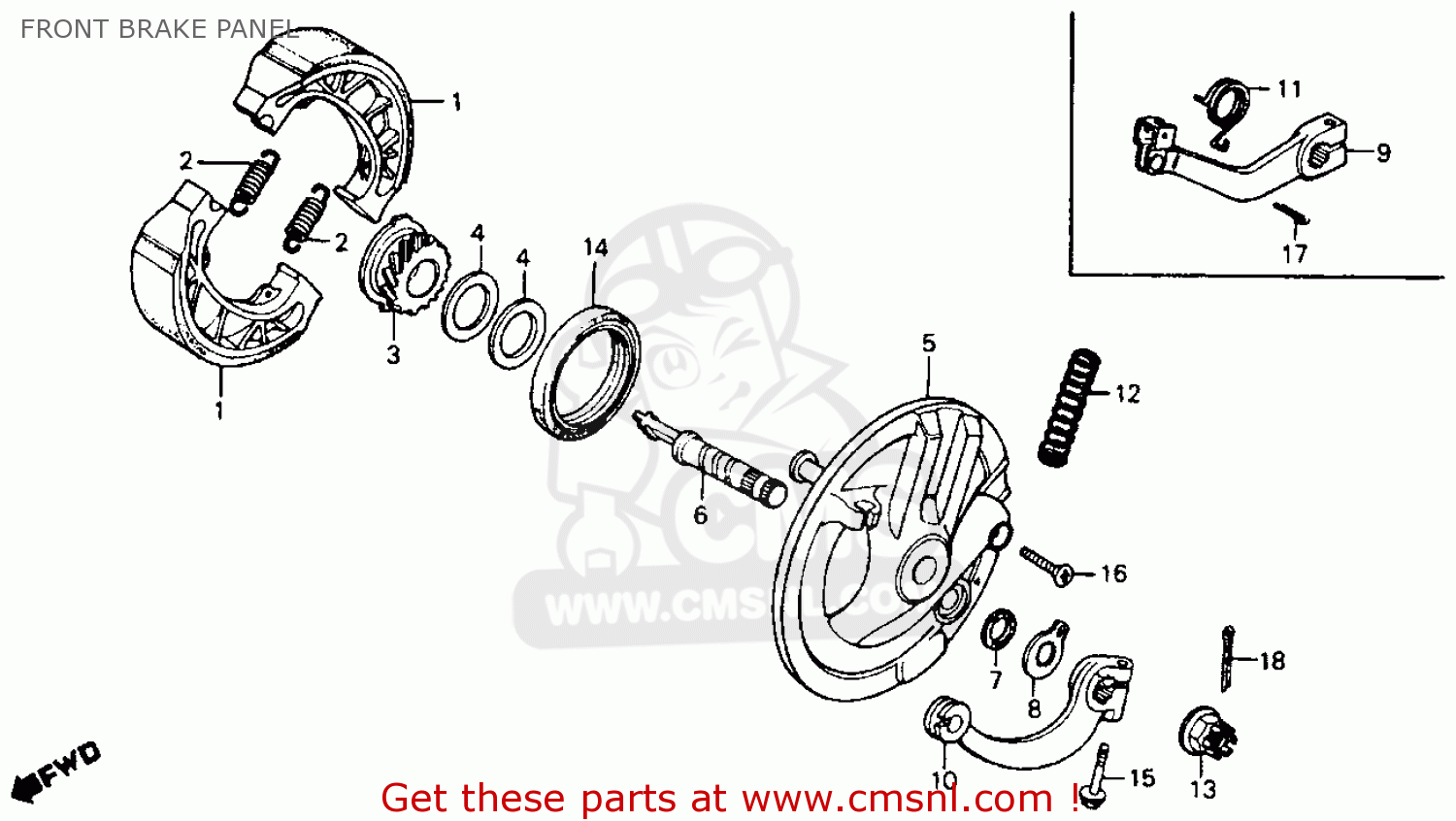 Honda Honda CT90 TRAIL 1978 USA parts lists and schematics