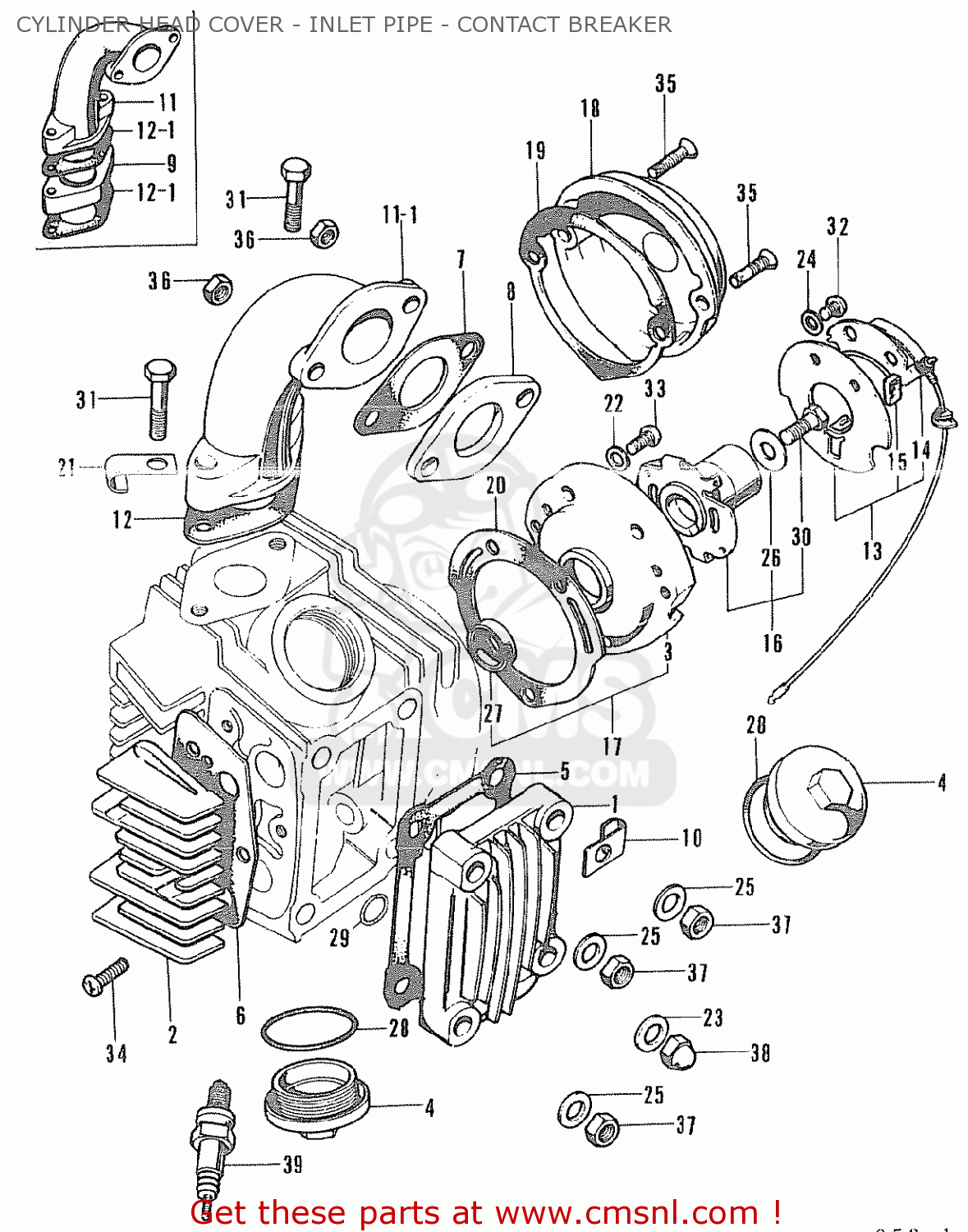 Honda Honda CT90 TRAIL K0 GENERAL EXPORT parts lists and schematics