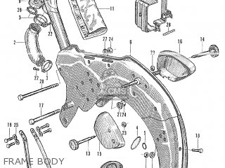 Honda CT90 TRAIL K0 GENERAL EXPORT parts lists and schematics
