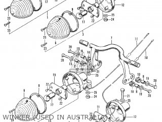 Honda CT90 TRAIL K0 GENERAL EXPORT parts lists and schematics