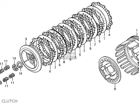 Honda CX500 1978 ENGLAND parts lists and schematics