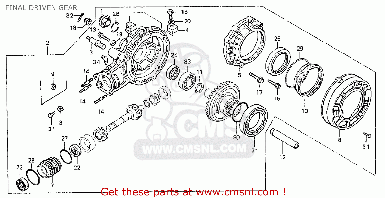 Honda Honda CX500 1978 ENGLAND parts lists and schematics