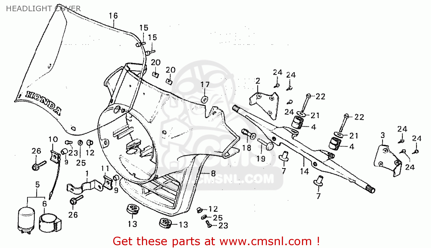 Honda Honda CX500 1980 (A) AUSTRALIA parts lists and schematics