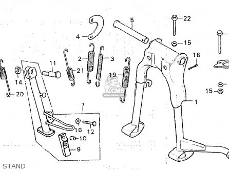 Honda Honda CX500 1980 (A) AUSTRALIA parts lists and schematics