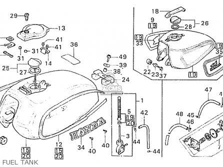 Honda Honda CX500 1981 (B) AUSTRALIA parts lists and schematics
