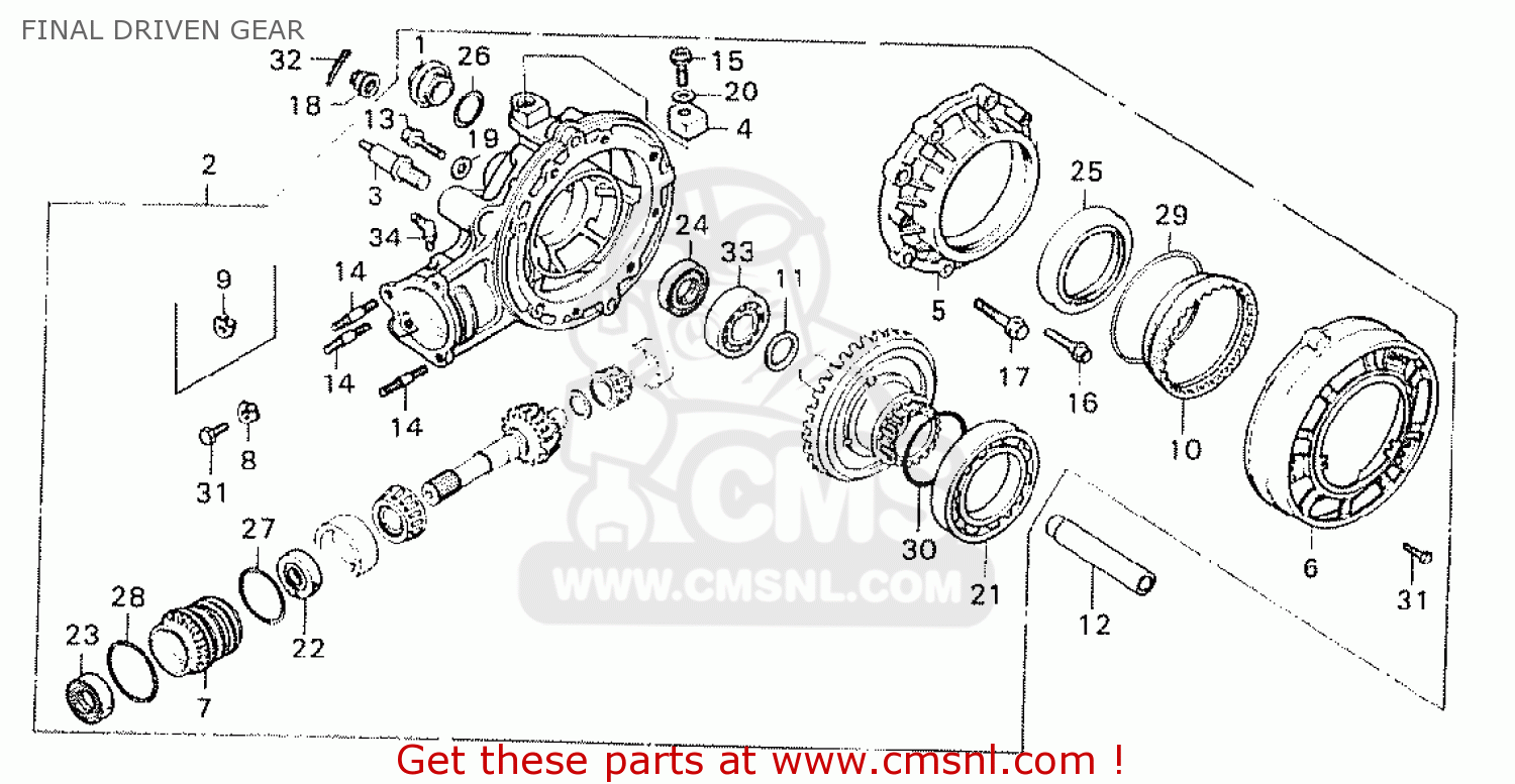 Honda CX500 1981 (B) ENGLAND parts lists and schematics