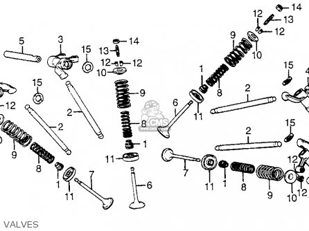 Honda CX650C CUSTOM 1983 (D) USA parts lists and schematics