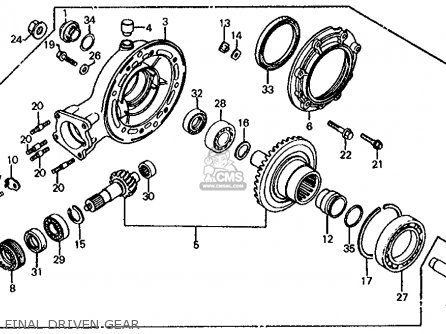 Honda CX650T TURBO 1983 (D) USA parts lists and schematics