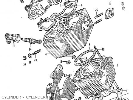 Honda CZ100 parts lists and schematics
