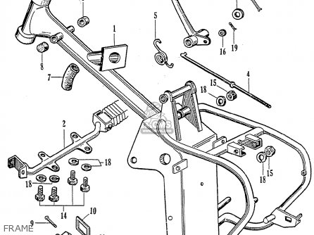 Honda CZ100 parts lists and schematics