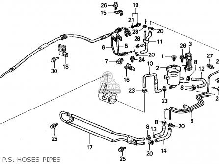 Honda DEL SOL 1993 (P) 2DR S (KA,KL) parts lists and schematics