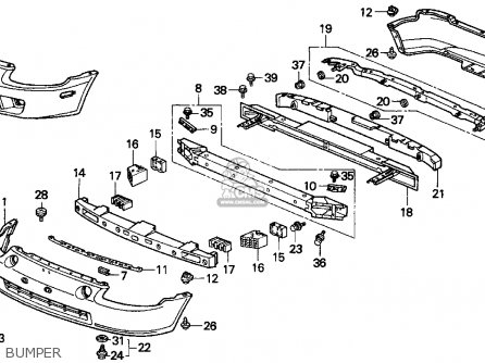 Honda DEL SOL 1995 (S) 2DR S (KA) parts lists and schematics