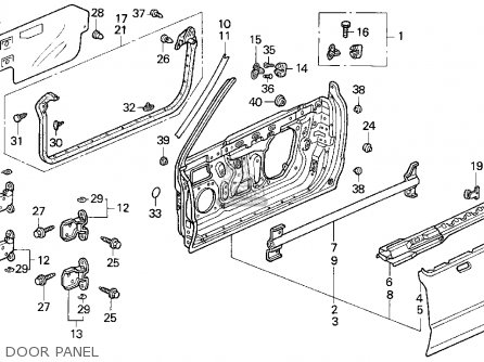 Honda DEL SOL 1995 (S) 2DR S (KA) parts lists and schematics