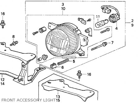 Honda DEL SOL 1995 (S) 2DR S (KA) parts lists and schematics