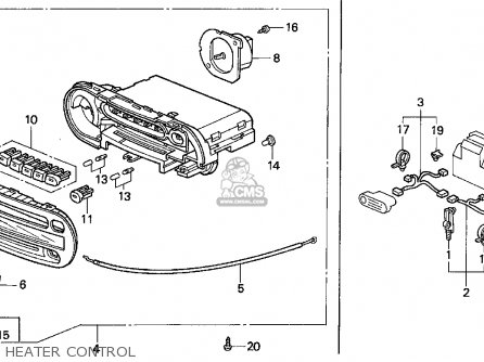 Honda DEL SOL 1995 (S) 2DR SI (KA) parts lists and schematics