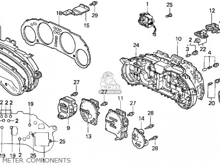 Honda DEL SOL 1995 (S) 2DR SI (KA) parts lists and schematics