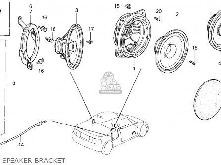 Honda DEL SOL 1995 (S) 2DR SI (KA) parts lists and schematics