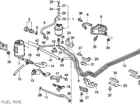 Honda DEL SOL 1995 (S) 2DR V-TEC ABS (KA) parts lists and schematics