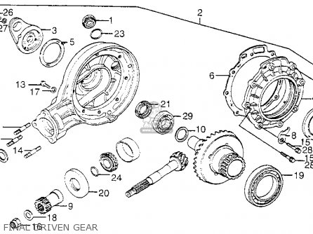 Honda GL1000 GOLDWING 1975 K0 USA parts lists and schematics