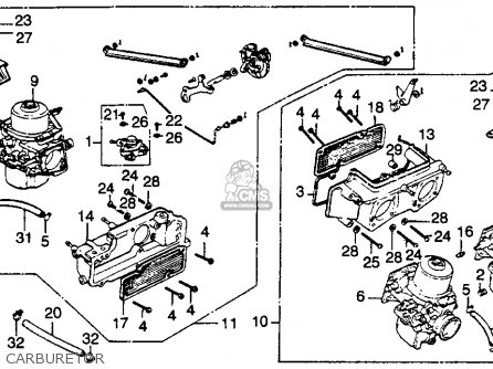 Honda GL1000 GOLDWING 1978 USA parts lists and schematics