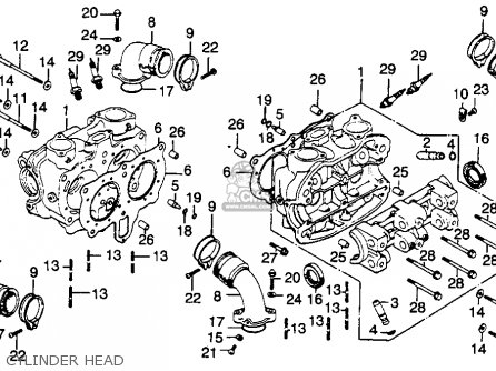 Honda GL1000 GOLDWING 1978 USA parts lists and schematics