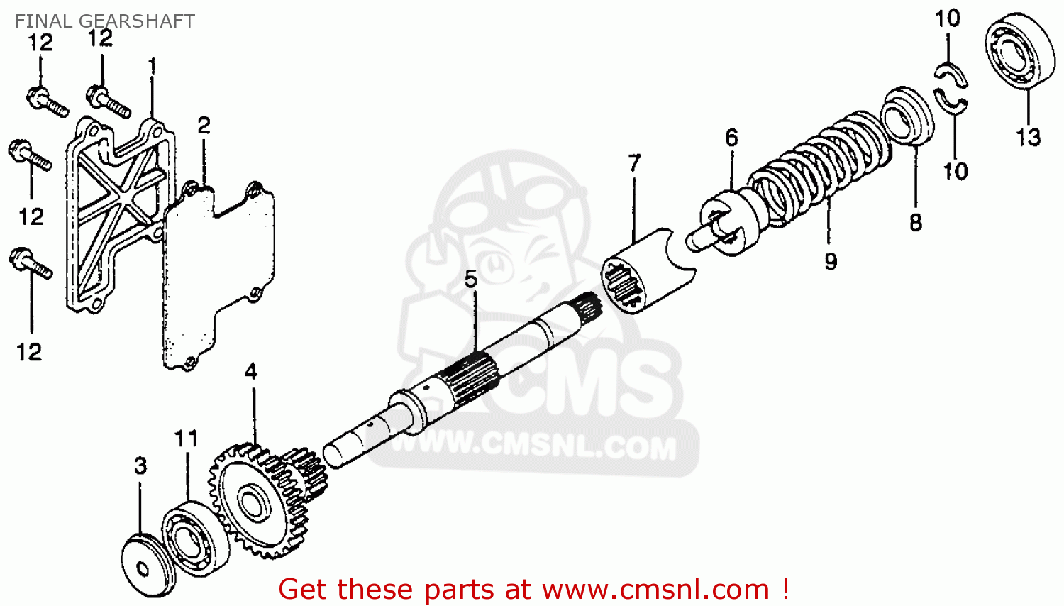 Honda Honda GL1000 GOLDWING 1978 USA parts lists and schematics