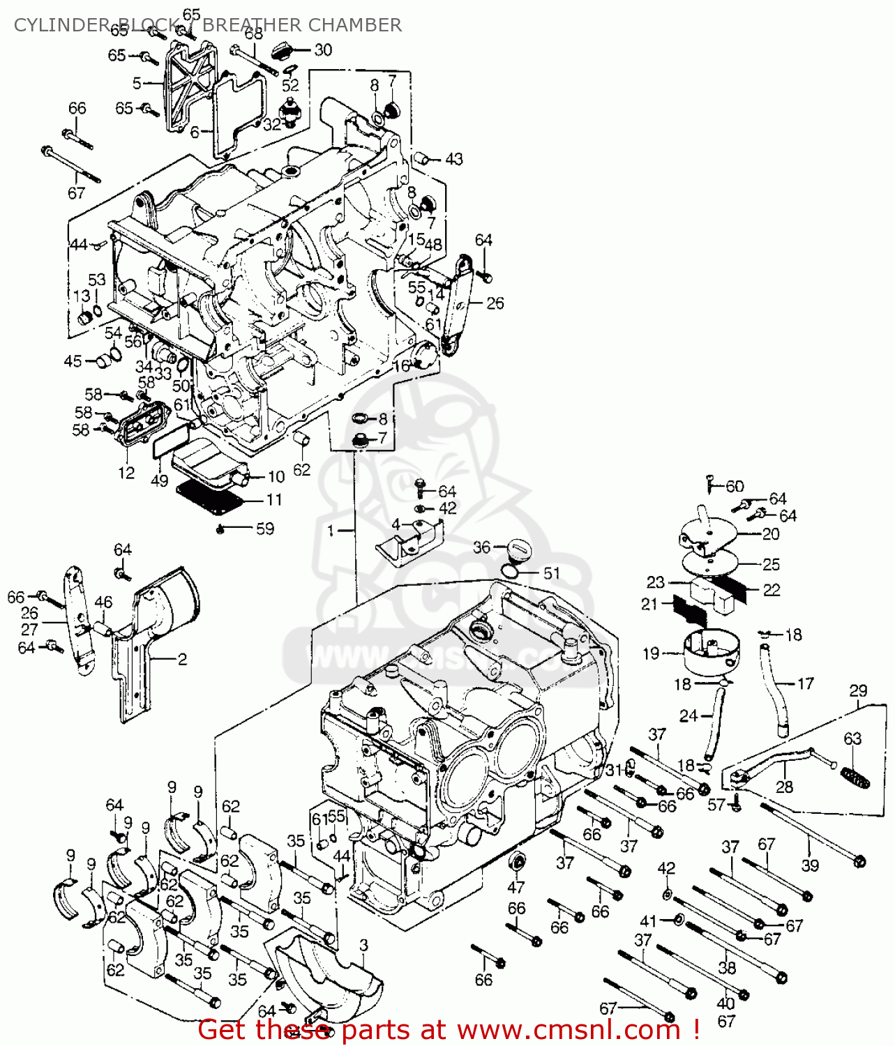 Honda GL1000 GOLDWING LTD 1976 USA parts lists and schematics
